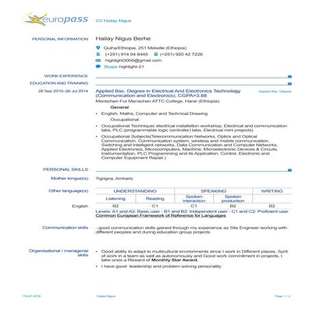 CV [Joe Daniels] | DOCX