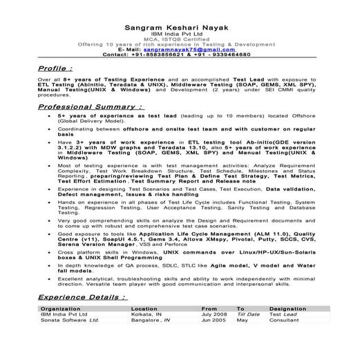 Sangram Nayak_22Jan15 | DOC | Computer Software and Applications | Computing