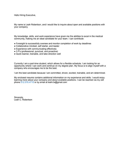 Letter of Recommendation Lisa | PDF