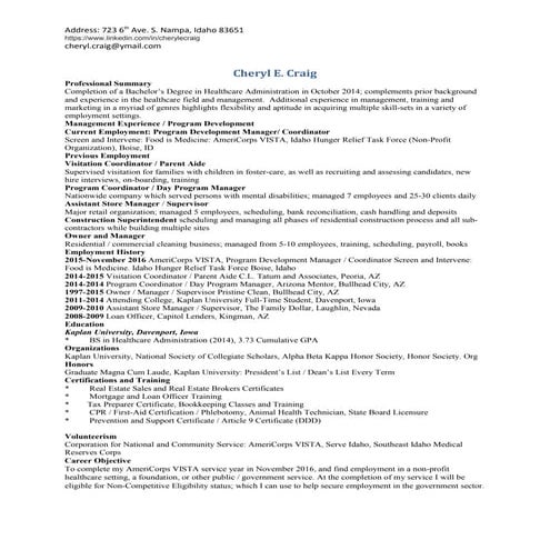 2016 Resume_Most Current_Final | DOC