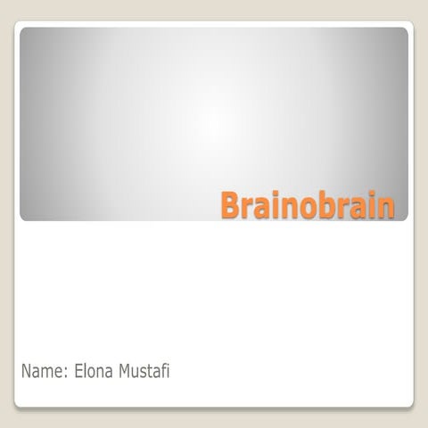 Brainobrain | PPTX