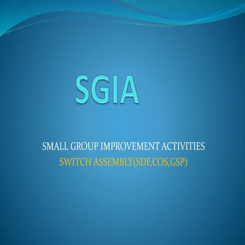 SGIA APR 2016 | PPT