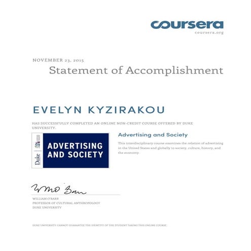 Coursera adsoc 2015 | PDF
