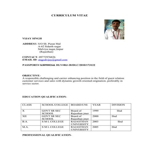 Vijay Resume (2) | DOC