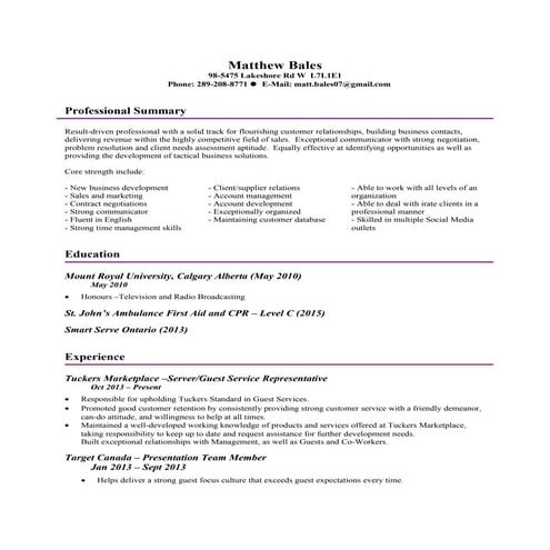 Andrew Meloff Resume | DOCX