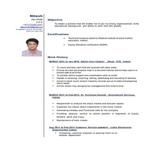 Uday resume | DOC