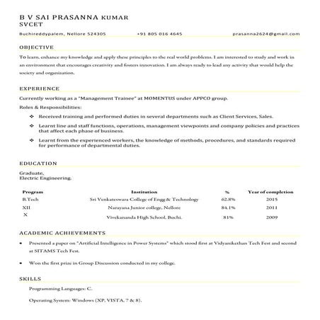 prasanna resume final | DOC