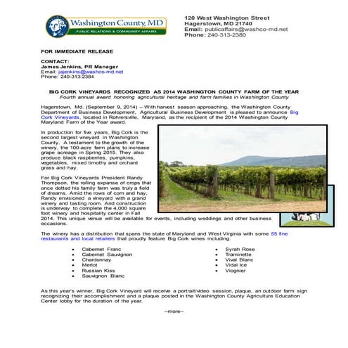 Farm of the Year -Big Cork | PDF