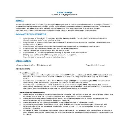 Max Rady presentations