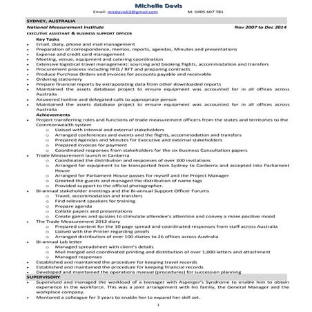 Michelle Davis Resume updated | DOC