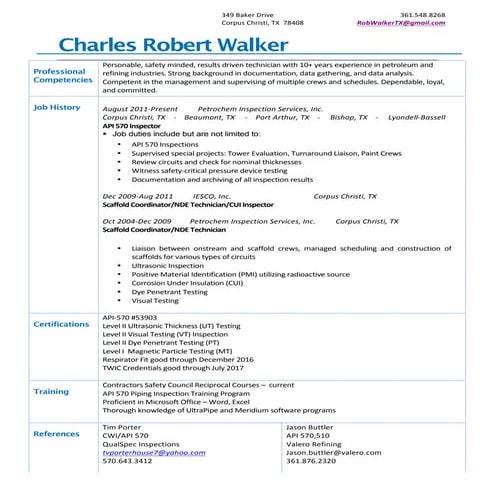 Walker resume | PDF