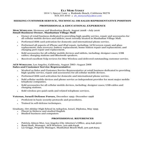 2016 ELI Resume | DOC