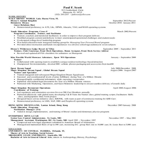 Paul Scott Resume 10-15-12 | DOCX