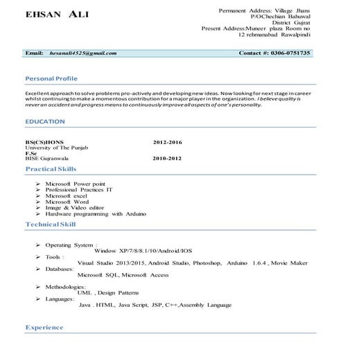 Ehsan ali | DOCX