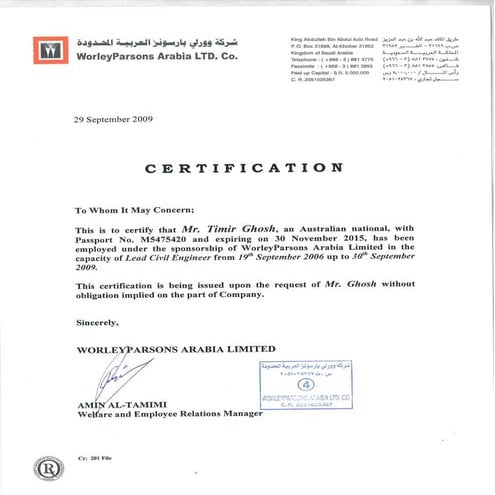 Timir Certification WP Arabia.PDF