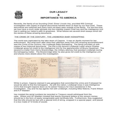 _IRS Legacy Statement CI Division (paul c) | PDF