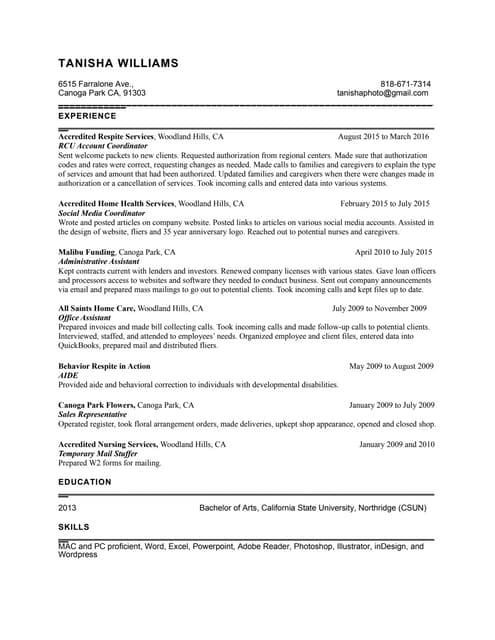 Michael Nooner Resume | DOCX