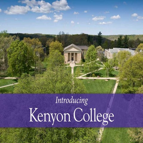 Introducing Kenyon College-3 | PPT