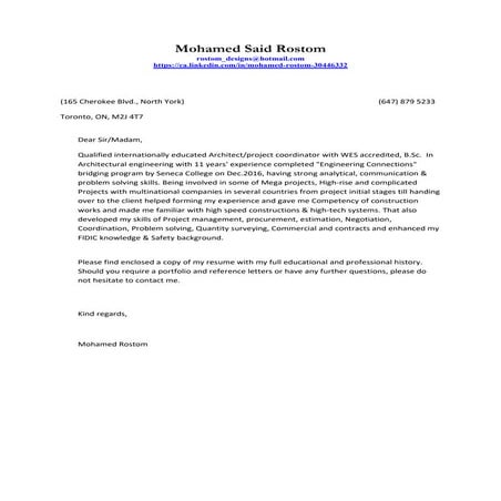 Mohamed Rostom Resume | PDF