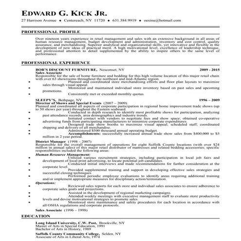 Kick Resume | PDF