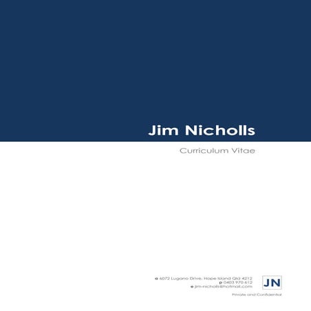Jim Nicholls CV 22 Oct 2015 | PDF