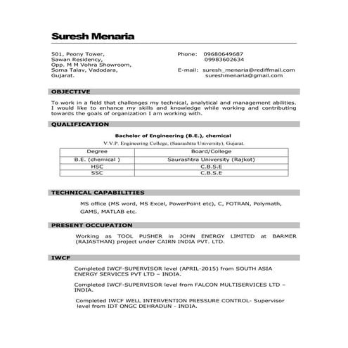 suresh_resume | PDF