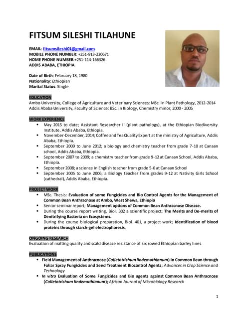 CURRICULUM VITAE TAB A | PDF
