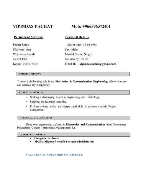 CV of Me | PDF
