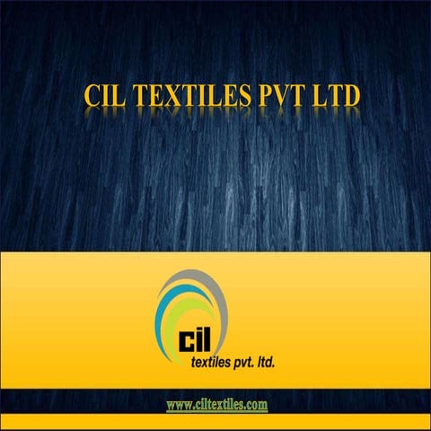 CIL Profile | PPTX | Manufacturing Industry | Industries