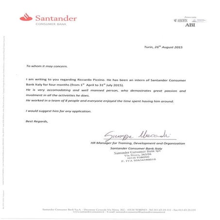 Santander reference | PDF