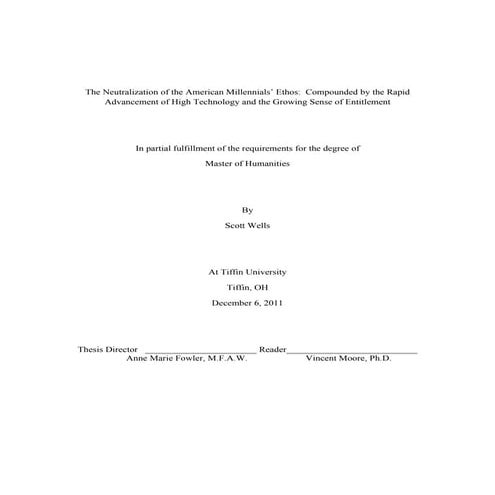 Wells' Thesis Final Draft | PDF