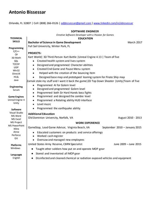 Garrett Bigelow - Resume | DOCX