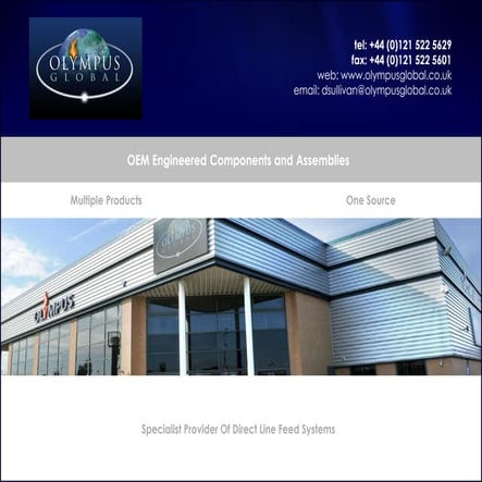 Olympus Global Introduction | PDF