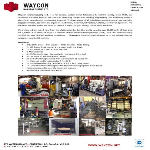 Introduction to Waycon | PDF