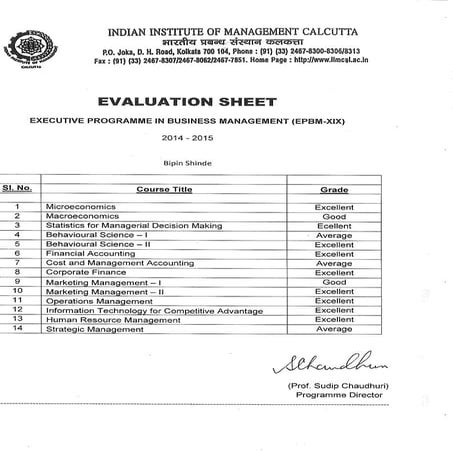 5.IIMC Certificate | PDF
