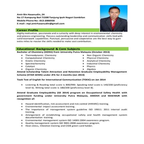 resume amir | DOCX