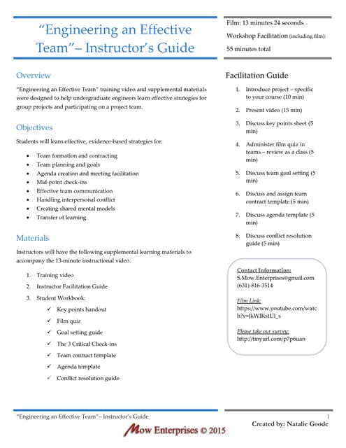 Facilitator guide template | DOCX