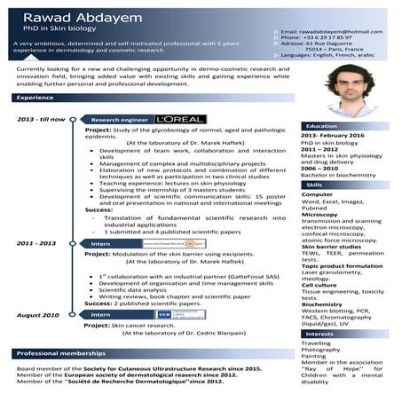 CV - Rawad Abdayem | PDF
