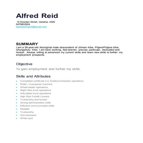 MY CV | DOCX