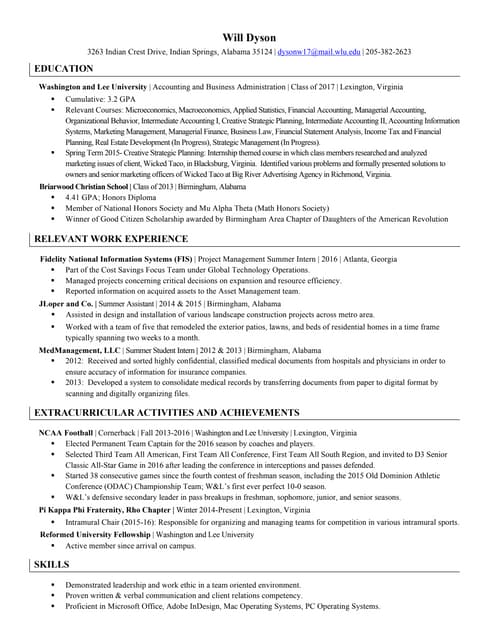 Immanuel Beech Resume | PDF