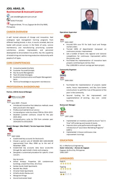 Niggle Resume 2015 | PDF