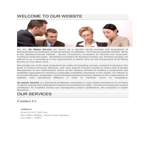 WELCOME TO OUR WEBSITE | PDF