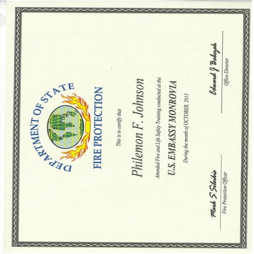 Fire Safety Certificate | PDF