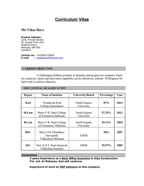 Chethan Resume | DOCX | Business Administration | Business