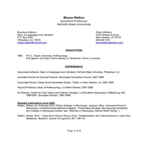 Parsons CV 12-15-2015 | DOC