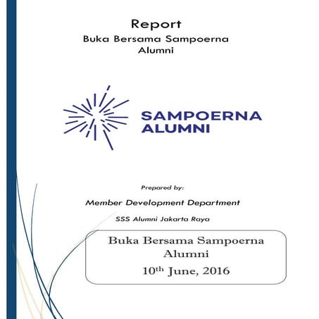 Report Buka Bersama SAA | PDF