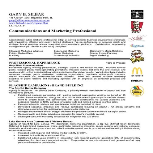 Gary Silbar Resume | DOC