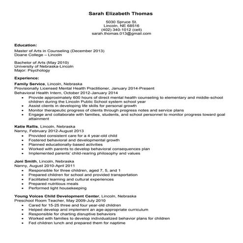 Resume Updated DEC 2014 | DOCX