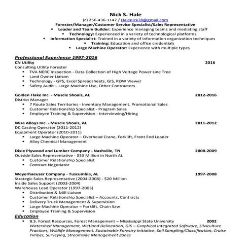 NickResume2016 2 | PDF