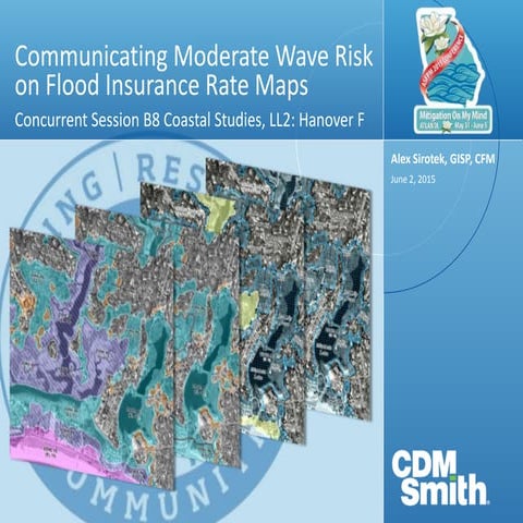Communicating Moderate Wave Risk on Flood Insurance Rate Maps | PPTX